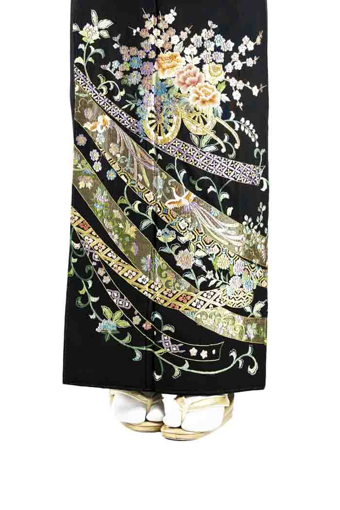 正絹黒留袖-33D - 香川県高松市・宇多津でウエディングドレス・貸衣裳ならミツワ